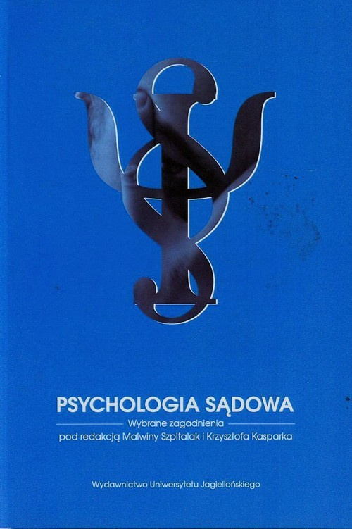 Psychologia sądowa Wybrane zagadnienia - Księgarnia medyczna ...